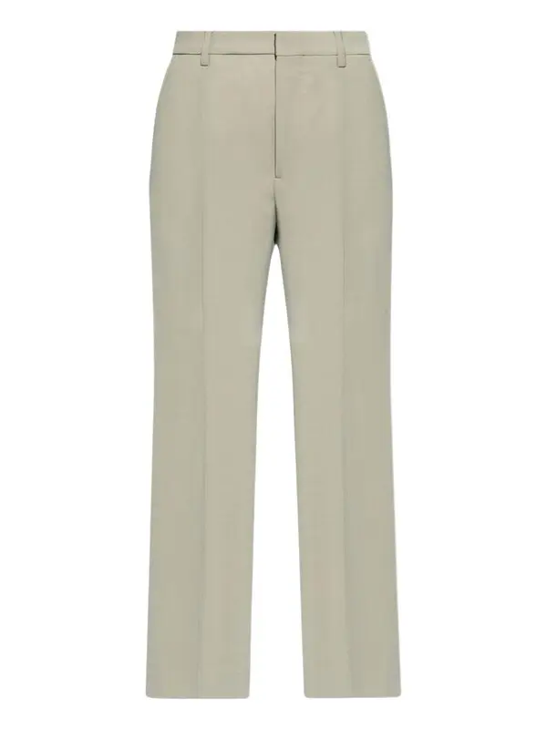 Ami High-waisted Tailored Trousers With Pleats - Nude