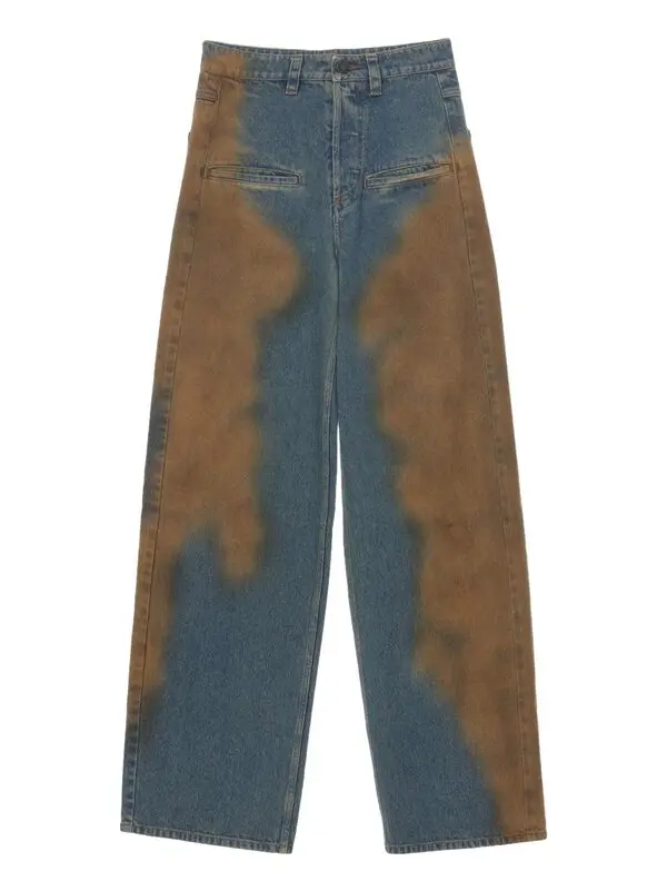 UMA WANG Belt-loop Jeans - Multicolor