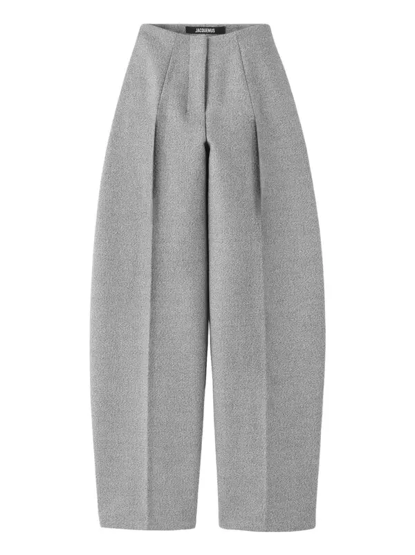 Jacquemus The Curvo Trousers - Gray