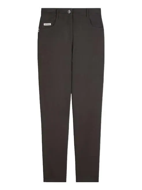 Patrizia Pepe Slim Fit Cigarette Pants - Black