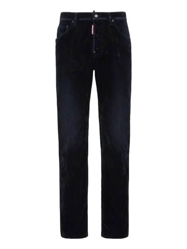 Dsquared2 Five-pocket Cotton Jeans - Blue