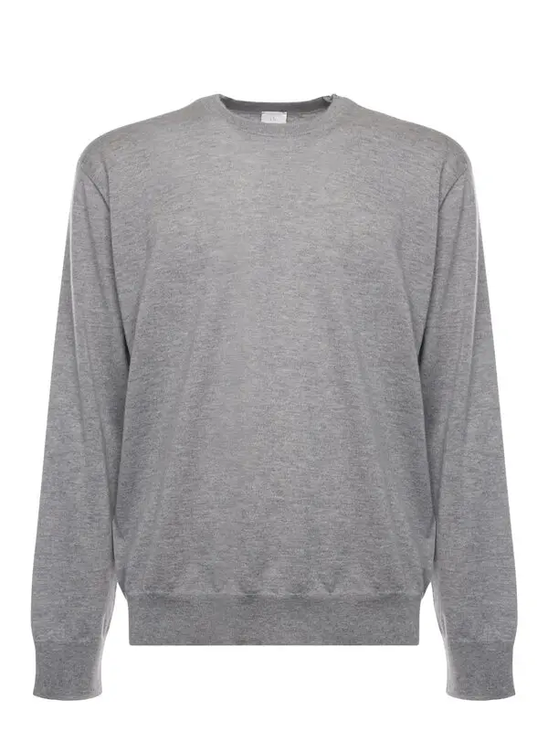 Eleventy Crew Neck Knitwear - Gray