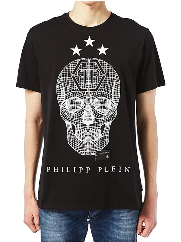 Philipp Plein Logo Details T-shirt - Black