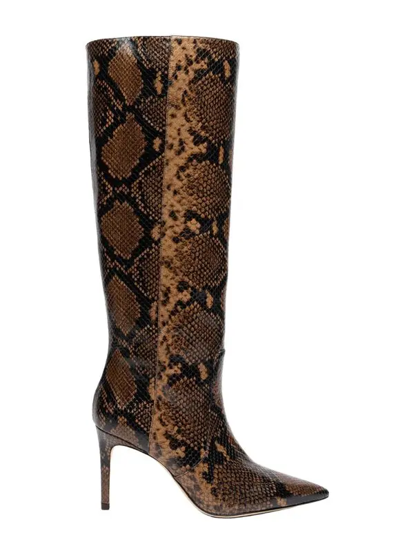 STUART WEITZMAN Pointed Toe Stiletto Heel Boots - Espresso