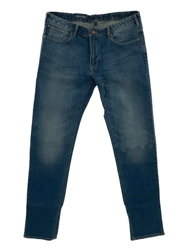 Emporio Armani Logo Jeans - Blue