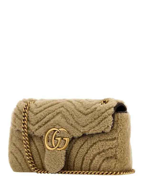 Gucci Gg Marmont 2.0 Chain Shoulder Bag - Green