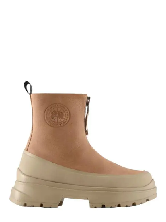 Canada Goose Zip Detailed Boots - Brown