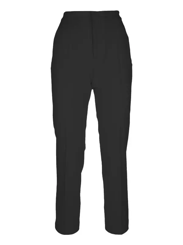 Fabiana Filippi Pressed-crease Tailored Trousers - Black