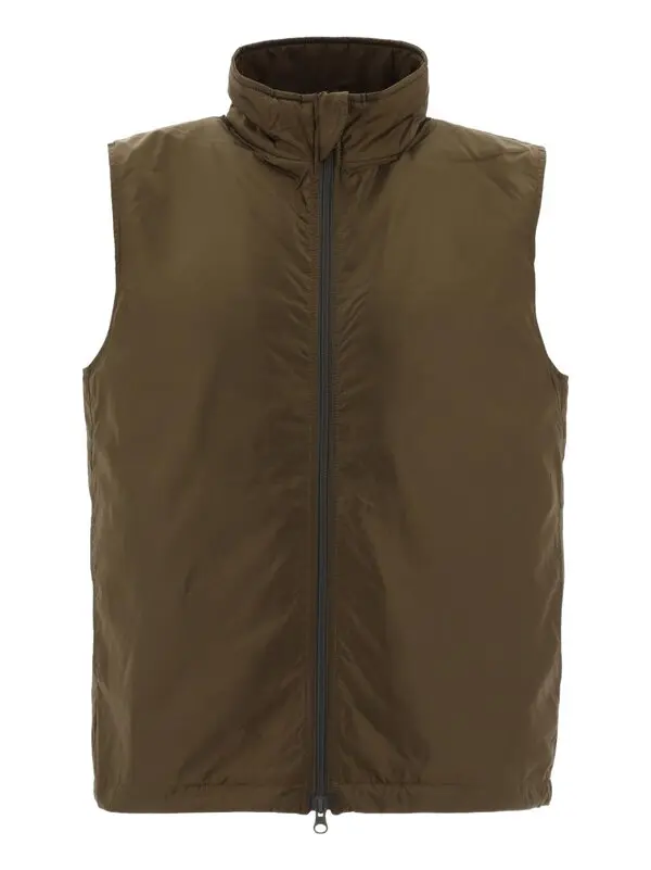 Aspesi Zip-up Padded Gilet - Green