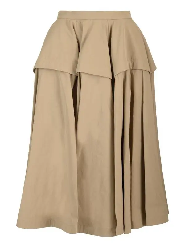 Bottega Veneta A-line Fold Skirt - No
