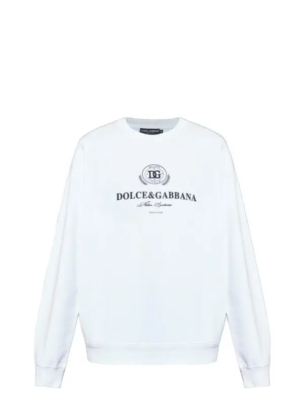 Dolce & Gabbana Logo-print Sweatshirt - White