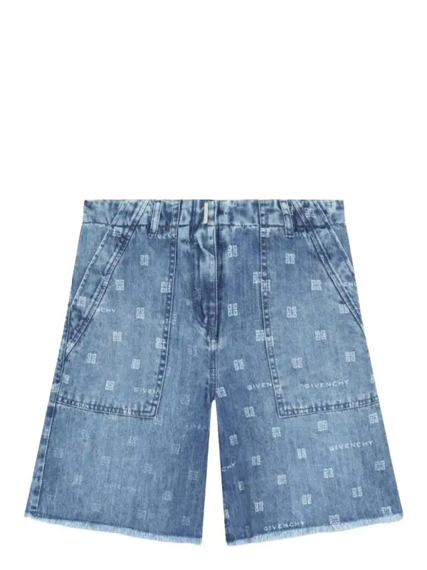 Givenchy Belt Ring Shorts - Blue