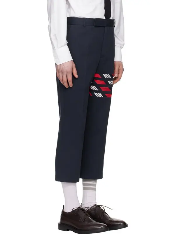 Thom Browne 4-bar Stripe Tailored Trousers - Black