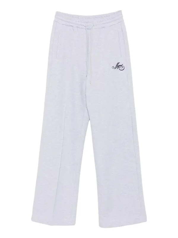 MSGM Embroidered Logo Joggers - Grey