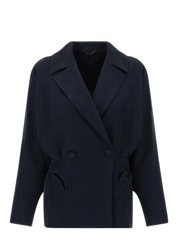 BLAZÉ MILANO Ares Double-breasted Blazer - Blue
