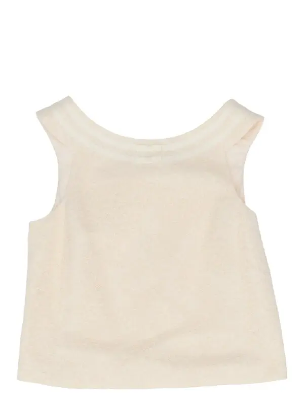 Celine Sleeveless Vest - White