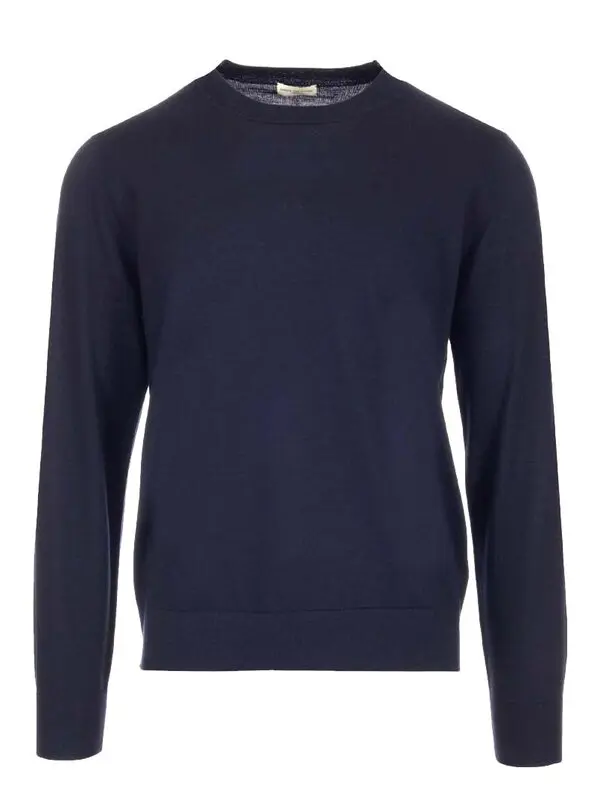 Dries Van Noten Dark Blue Logo Pullover - Black