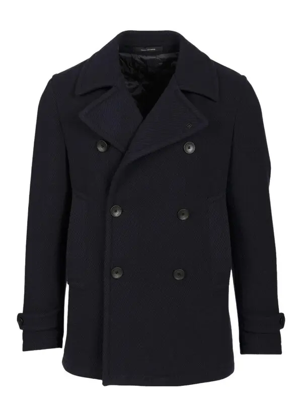 Tagliatore Double Breasted Jacket - Blue