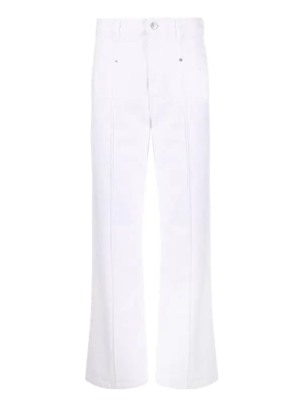 Isabel Marant Étoile Nadege Straight-leg Jeans - White