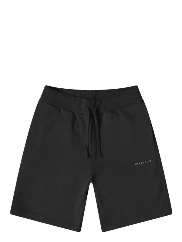 1017 Alyx 9sm Logo Printed Drawstring Shorts - Black