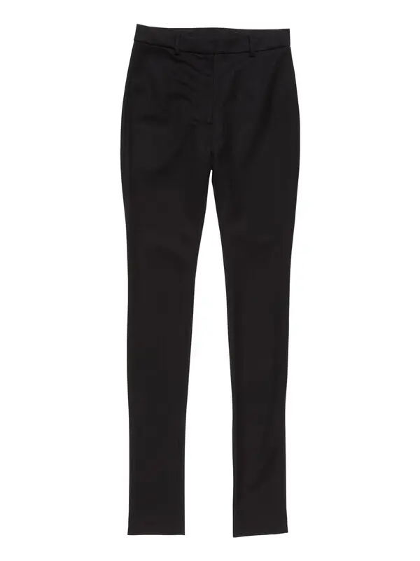 Acne Studios Wool Stretch Tailored Trousers - Black