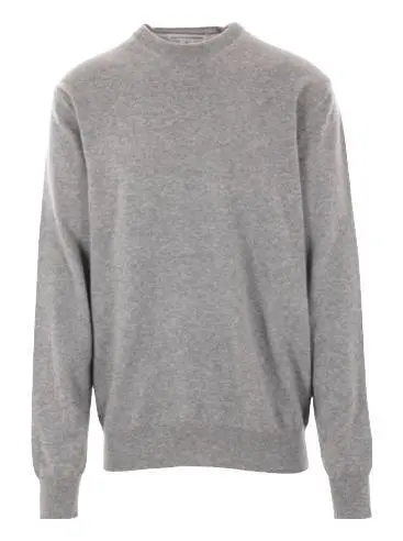 Comme Des Garçons Crewneck Knitted Jumper - Gray