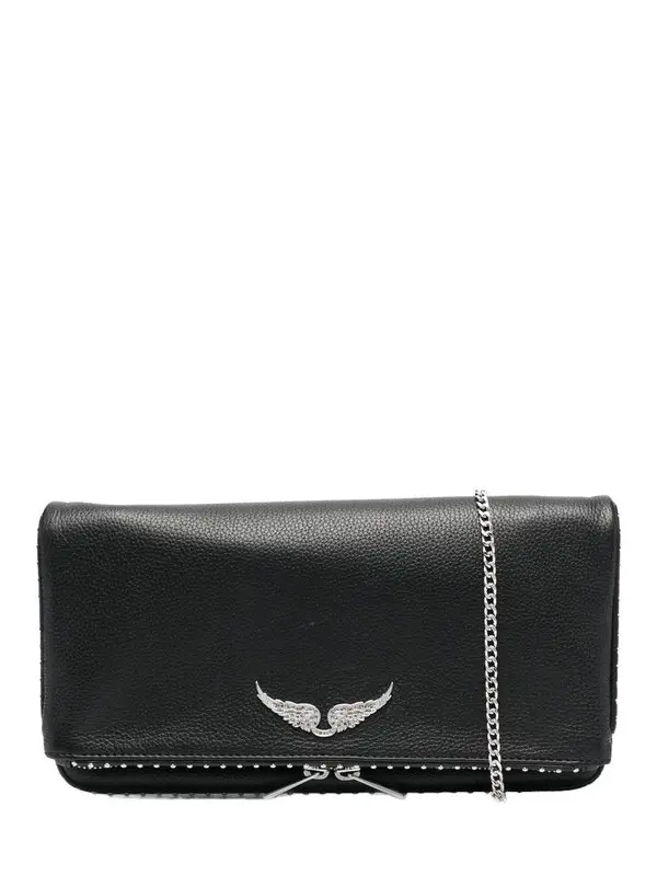Zadig&Voltaire Studded Chain Shoulder Bag - Black