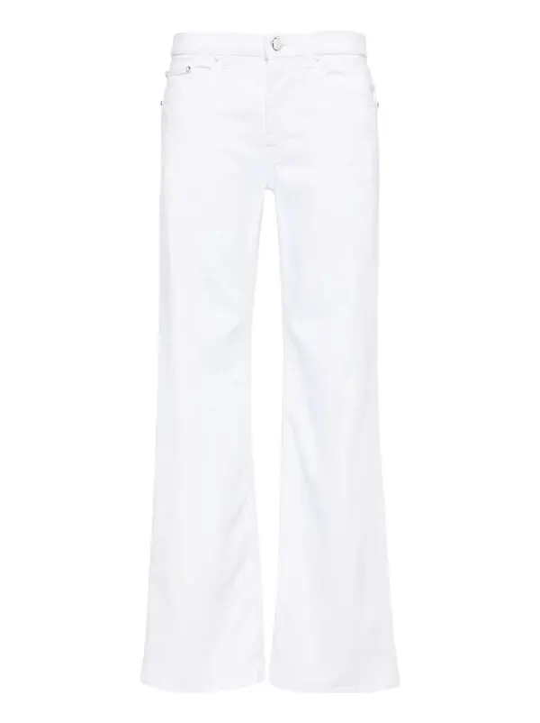 DONDUP Jacklyn Mid-rise Wide-leg Jeans - White