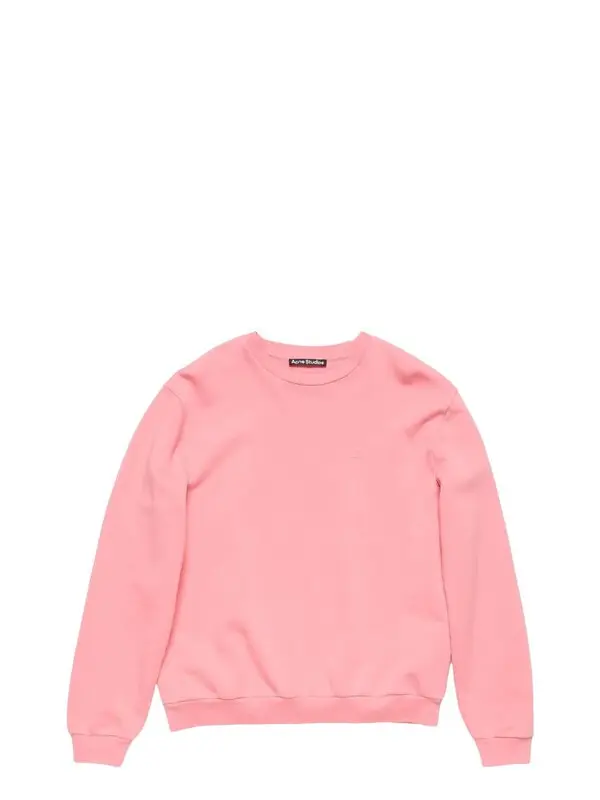 Acne Studios Face Logo Sweatshirt - Tango Powder