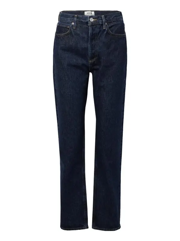 AGOLDE High Waist Straight Leg Jeans - No