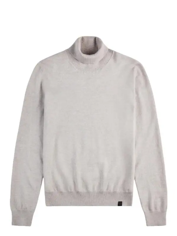 FAY Turtleneck Knitwear With Long Sleeves - Grey