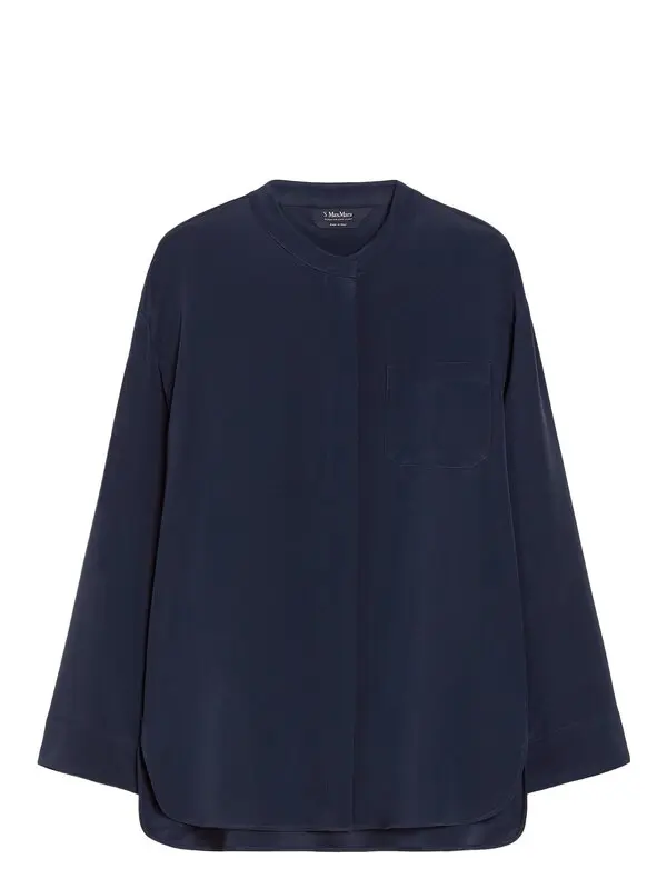Max Mara Leticia Long Sleeve Shirt - Navy