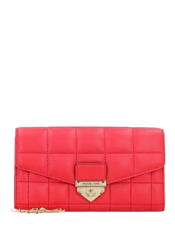 Michael Kors Soho Quilted Crossbody Bag - Red