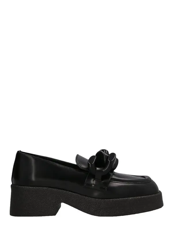 Stella McCartney Skyla Chain Detail Loafers - Black