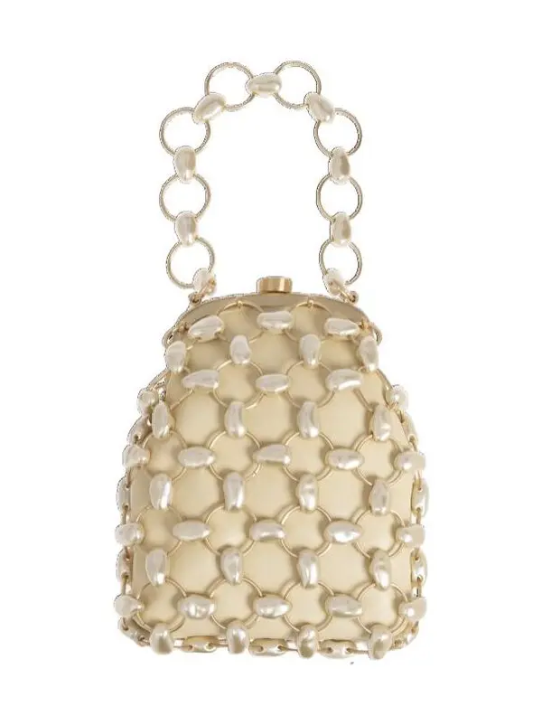Cult Gaia Pineapple Handbag - Nude