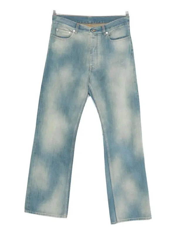 Off-White Diag Raw Patch 90s Skate Jeans - Gray