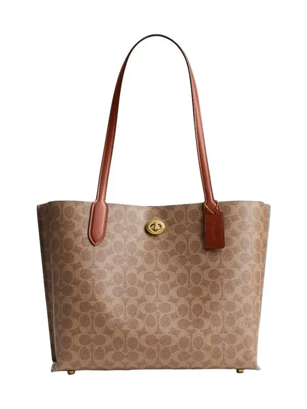 COACH Signature Tote Bag - Caramel