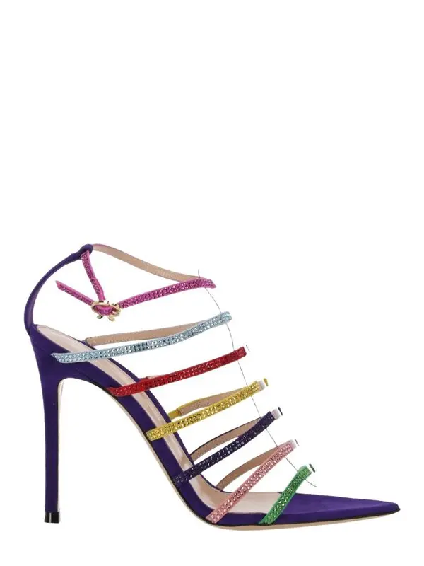GIANVITO ROSSI Mirage Strappy Heeled Sandals - Nude