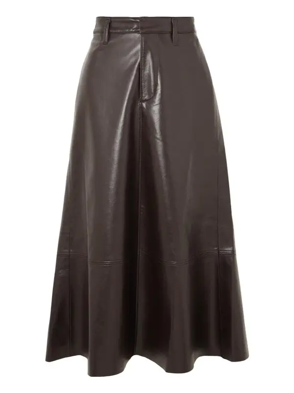 Citizens Of Humanity Belt Loop Midi Skirt - Black