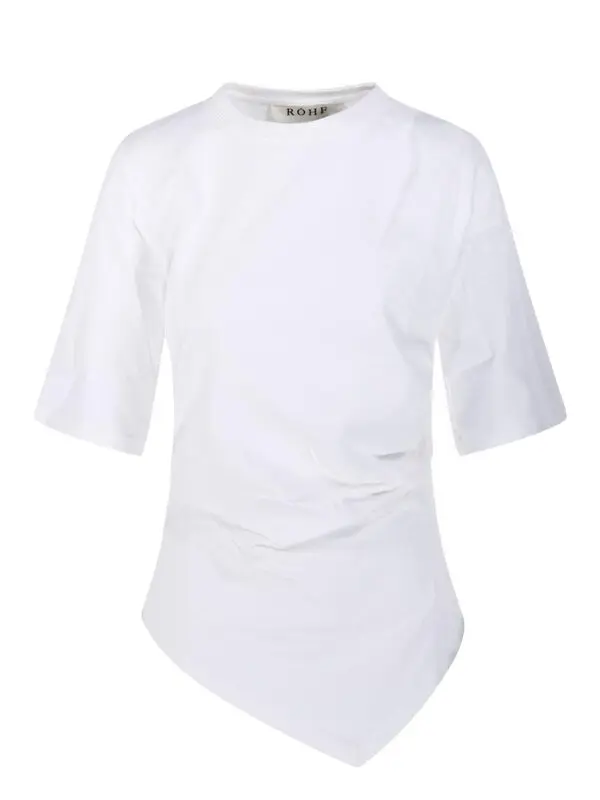 RÓHE Reinvented Twisted T-shirt - White