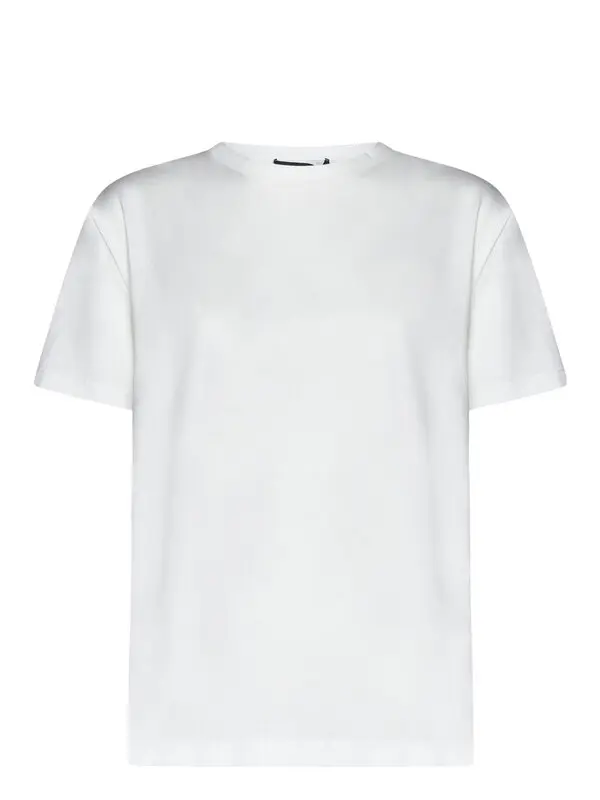 Fabiana Filippi Short-sleeved Crewneck T-shirt - White