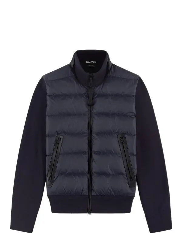 TOM FORD Panelled Down Jacket - Black