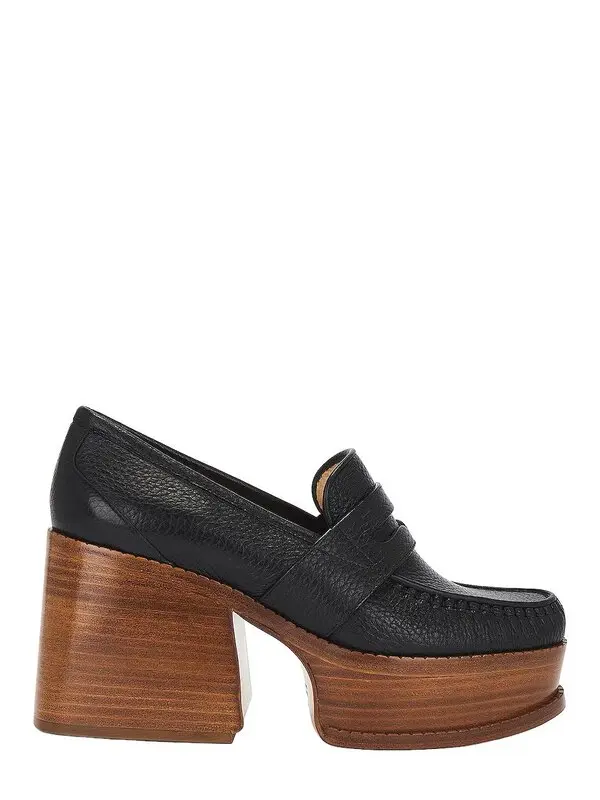 Gabriela Hearst Thick-soled Loafers With Platform - Brown