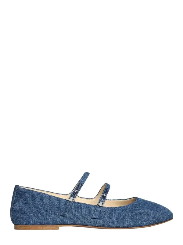 Celine Ballerinas With Double Straps - Blue