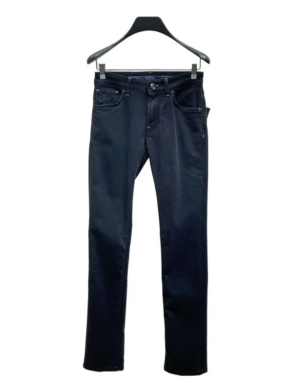 Stefano Ricci Belt-loop Jeans - Black