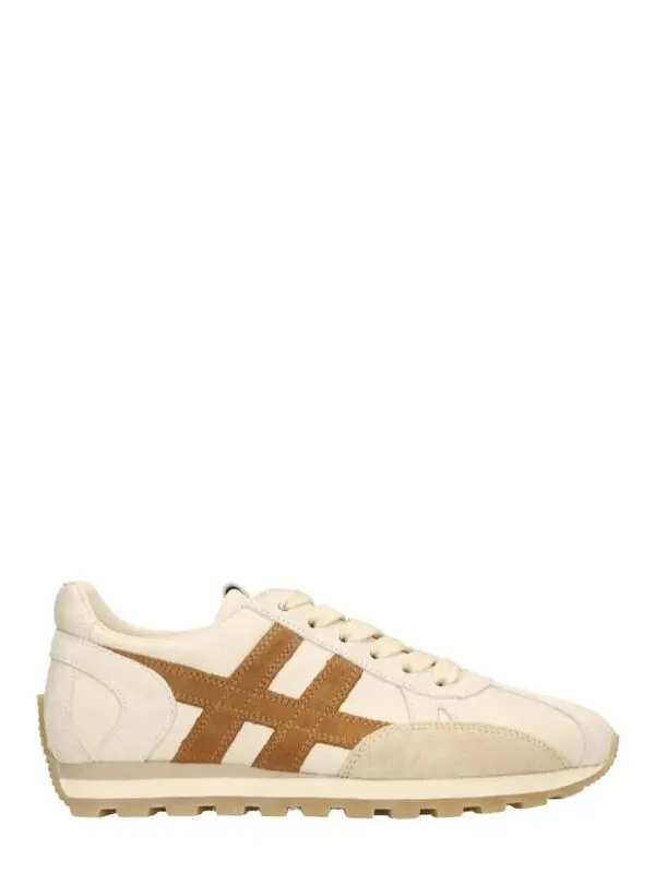 Hogan H671 86 Calfskin Sneakers - Nude