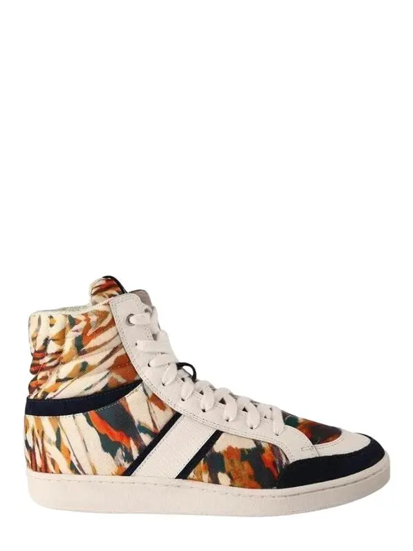 Just Cavalli High Top Lace-up Sneakers - Nude