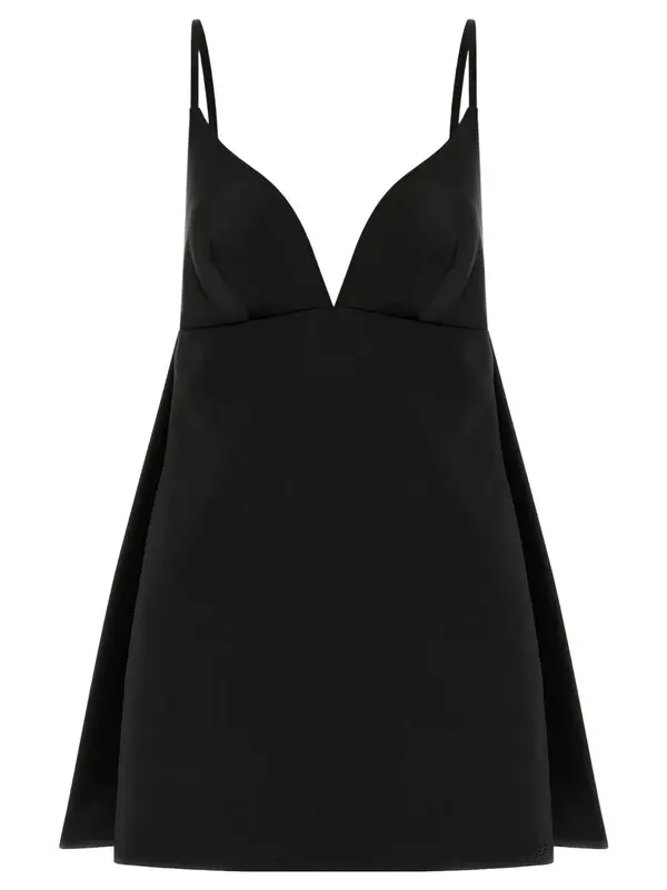 Elisabetta Franchi Duchesse Mini Dress - Black
