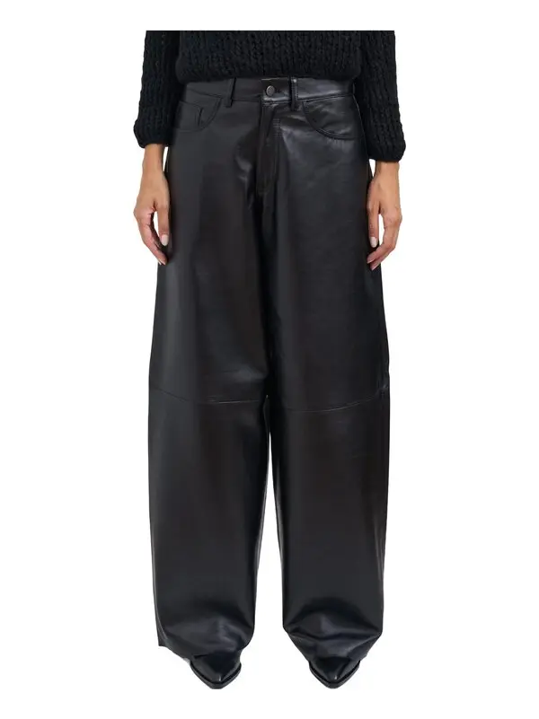 HAIKURE Wide-leg Casual Pants - Black