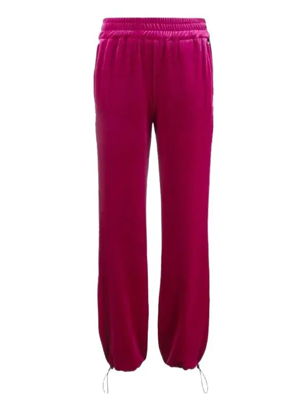 Versace Logo-tape Elasticated Waistband Track Pants - Red